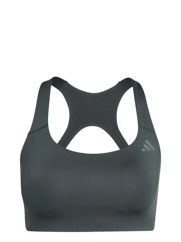 Adidas Optime Workout Medium Support Bra Green - Legend Ivy
