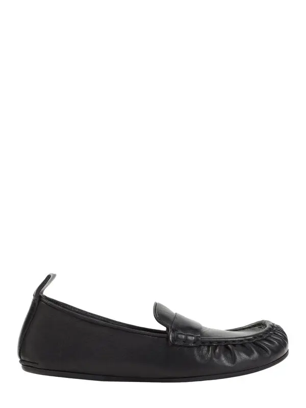 Acne Studios Nappa Leather Loafers - Black