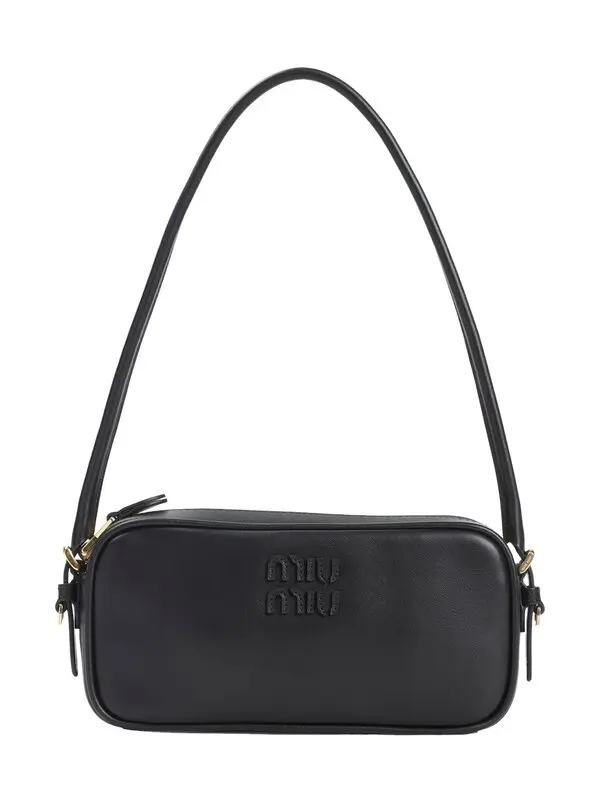 Miu Miu Calf Leather Handle Bag - Black