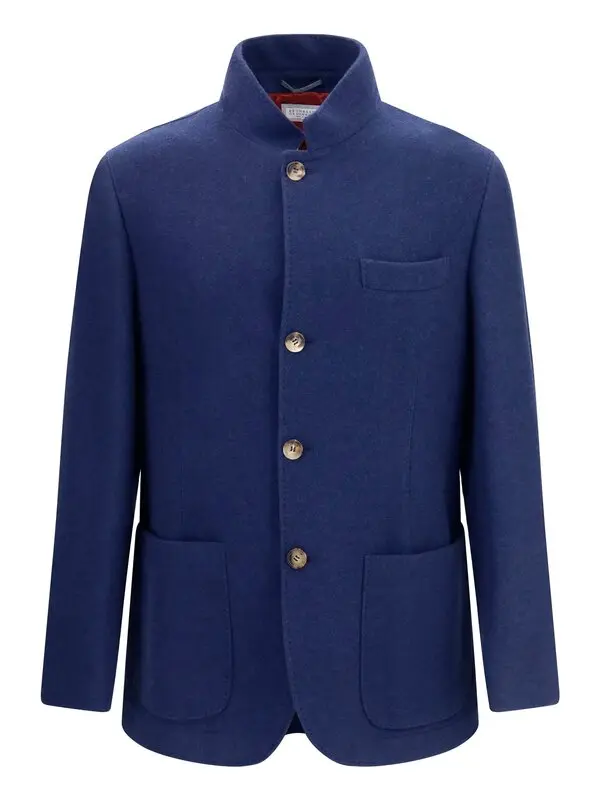 Brunello Cucinelli Cashmere Jacket - Blue