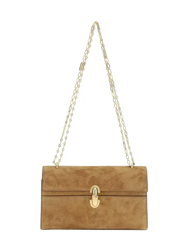 Savette Symmetry Chain Pouch - Brown