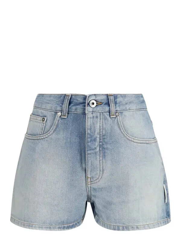 Off-White Doll Denim Shorts - Blue
