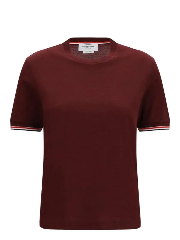 Thom Browne Wool-blend T-shirt - Multicolor