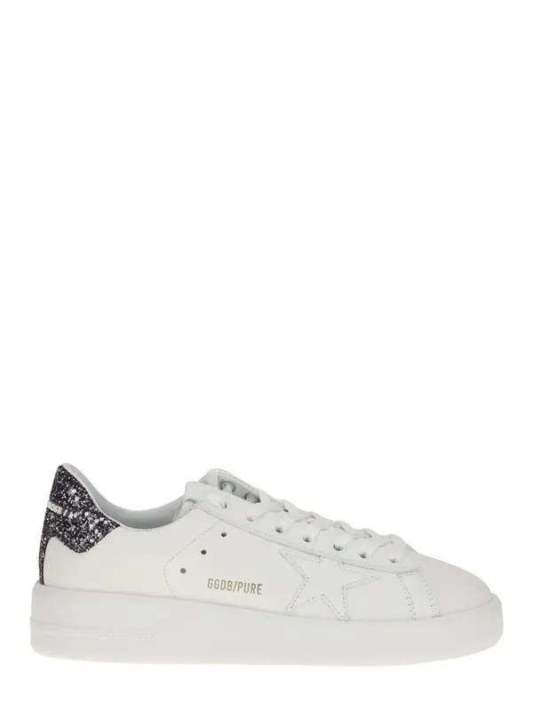 GOLDEN GOOSE Pure Star Leather Sneakers - White