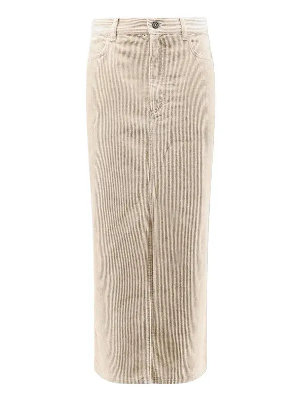 Isabel Marant Étoile Odalie Corduroy Maxi Skirt - Cream