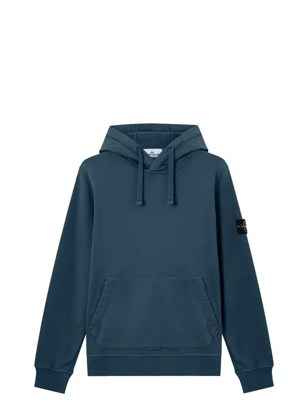 Stone Island Cotton Sweatshirt With Logo Patch - Multicolor