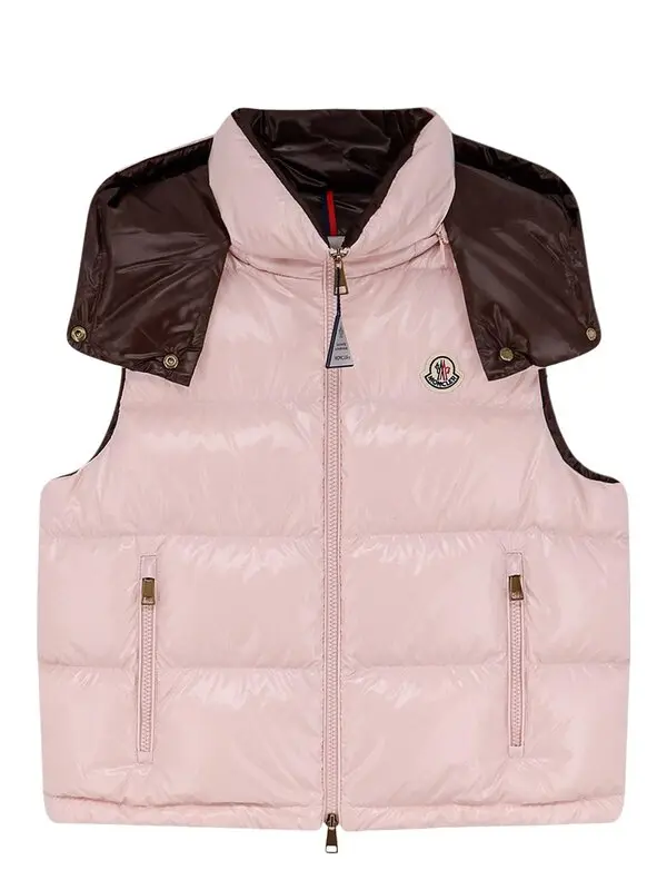 Moncler Sleeveless Down Jacket - Multicolor