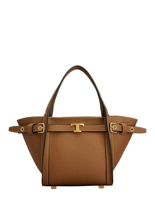 TOD'S T Signature Leather Tote Bag - Multicolor