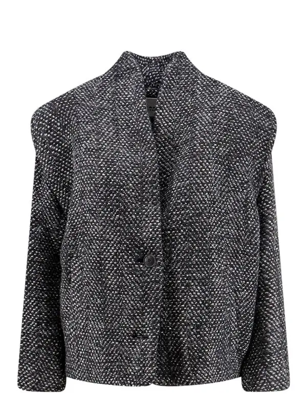 Isabel Marant Étoile Drogo Melange Fabric Coat - Multicolor