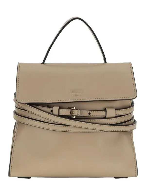 Moschino Tie Me Handbag - Cream