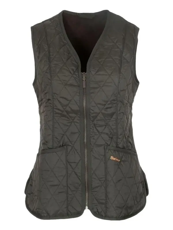Barbour Logo Embroidered Reversible Gilet - Black