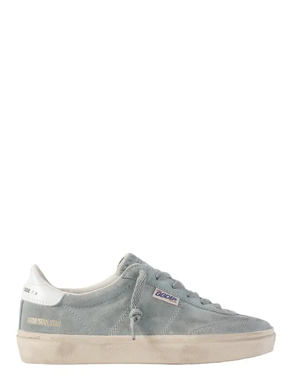 GOLDEN GOOSE Soul Star Lace-up Sneakers - Gray