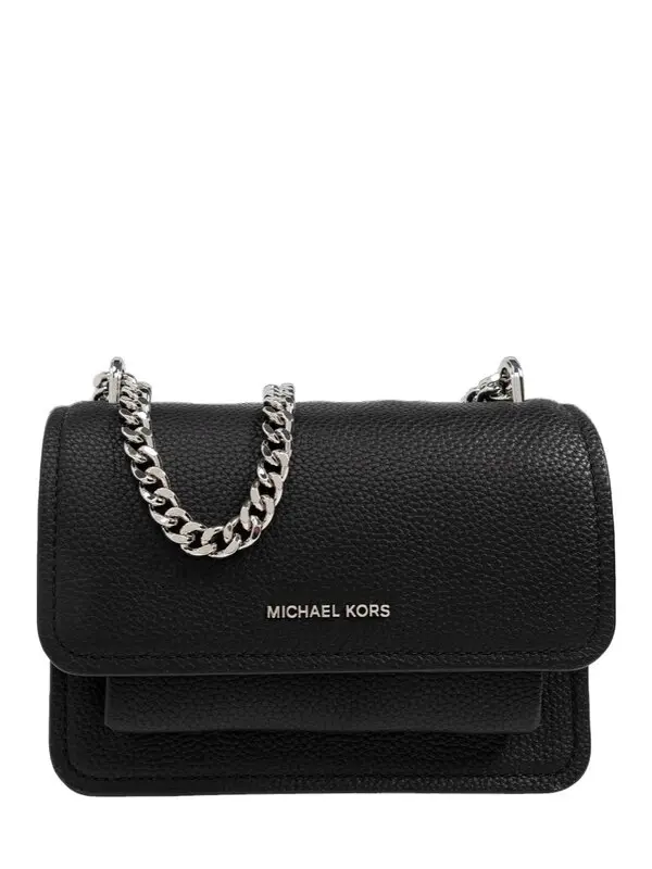 Michael Kors Claire Shoulder Bag With Chain Strap - Black