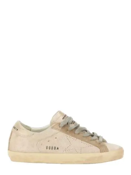 GOLDEN GOOSE Super Star Lace-up Sneakers - Nude