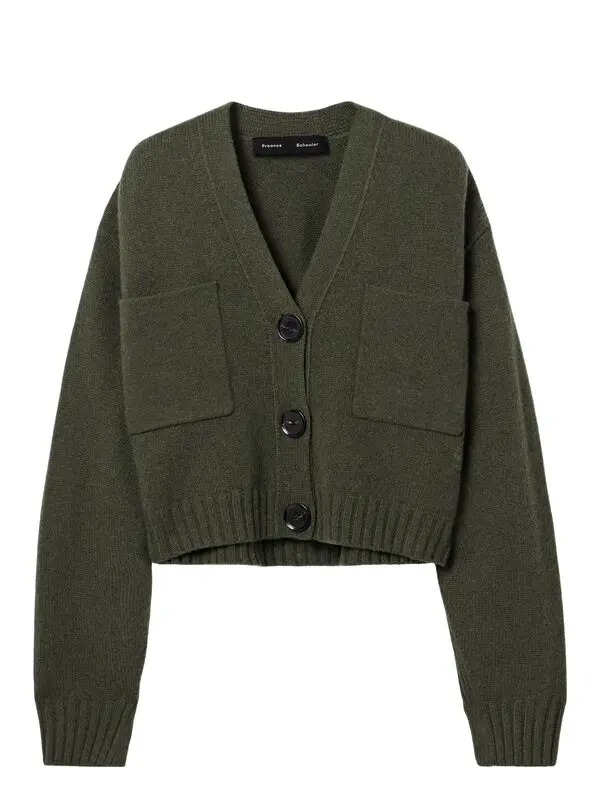 Proenza Schouler Sofia Cardigan - Green