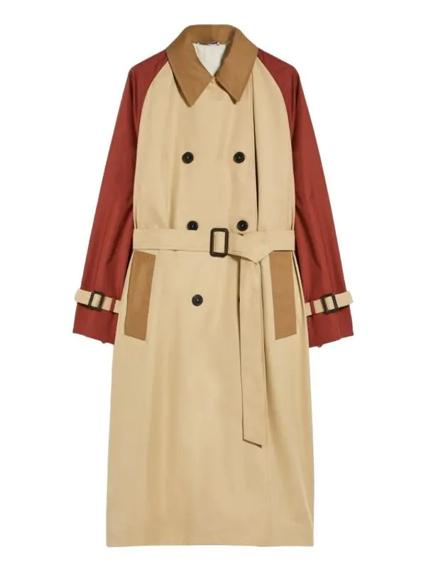 Max Mara Double-breasted Trench Coat - Nude