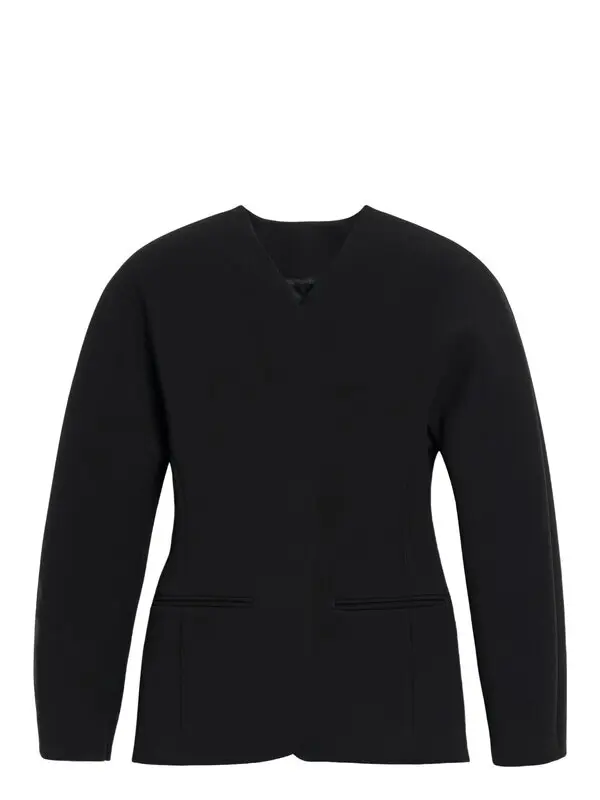 Jacquemus The Ovalo Fitted Jacket - Black