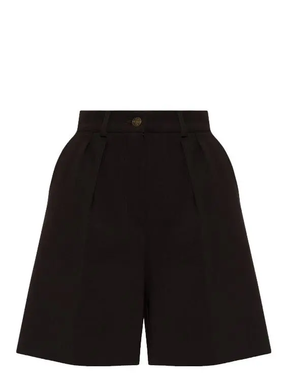 Max Mara Belted Shorts - Black
