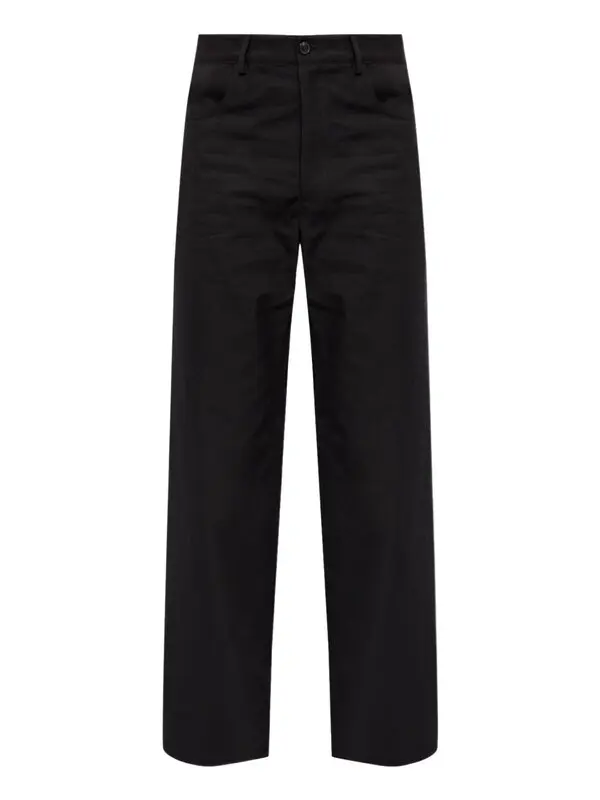 Dries Van Noten Tailored Trousers With Belt Loops - Black