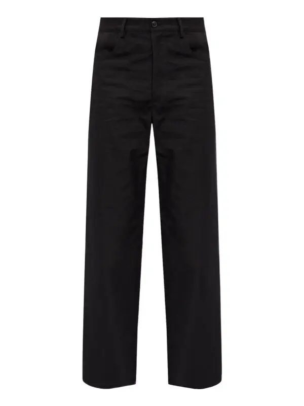 Dries Van Noten Tailored Trousers With Belt Loops - Black