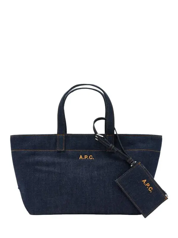 A.p.c. Small Le Drummer Denim Tote Bag - Indigo