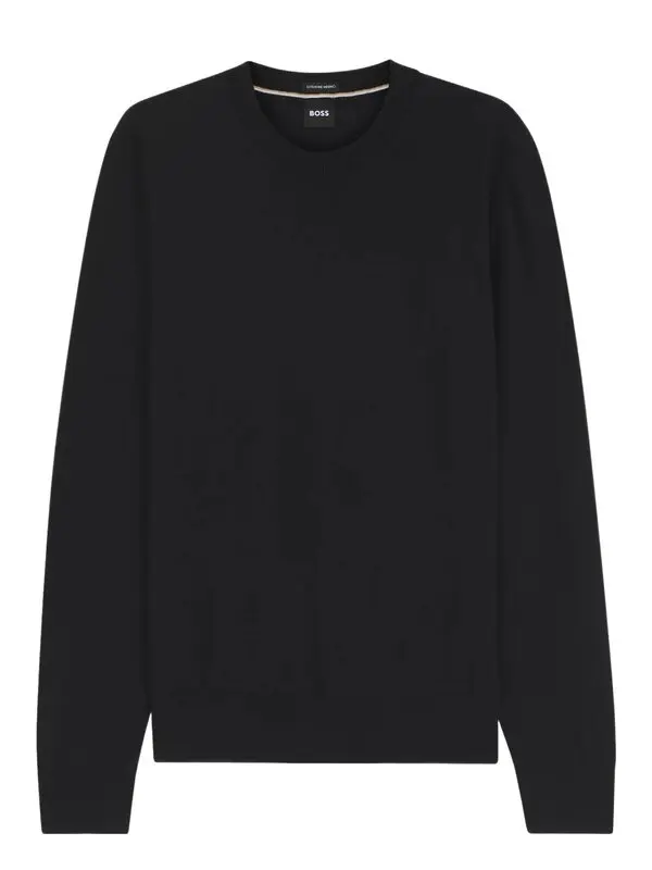 Hugo Boss Merino Wool Sweater - Black