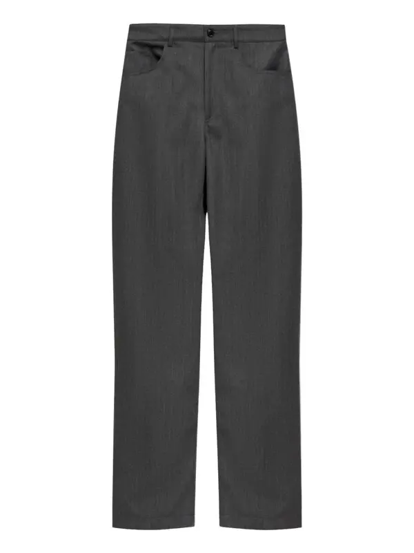 Dries Van Noten Tailored Trousers With Belt Loops - Black