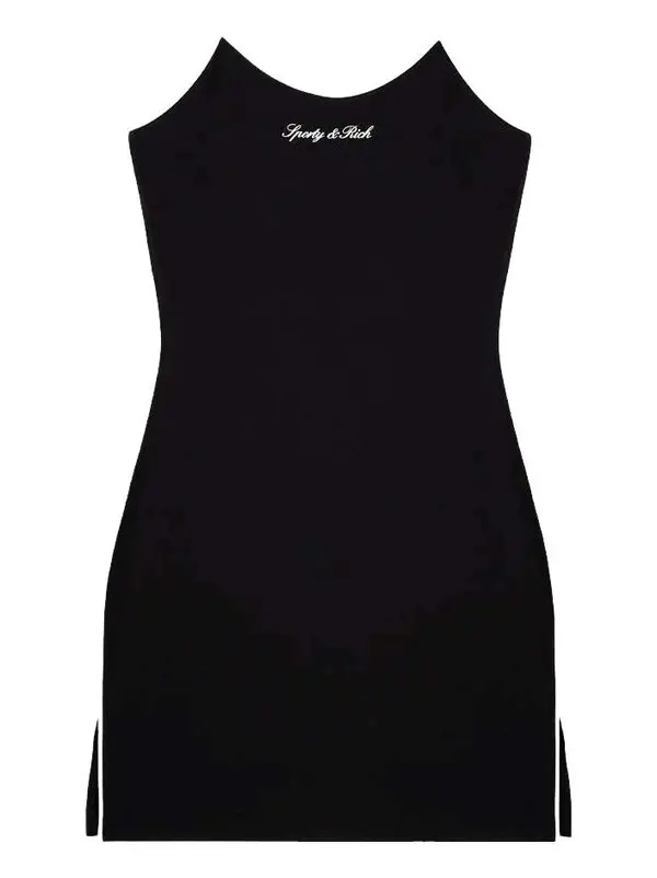 SPORTY  RICH Sporty & Rich Cami Dress - Black