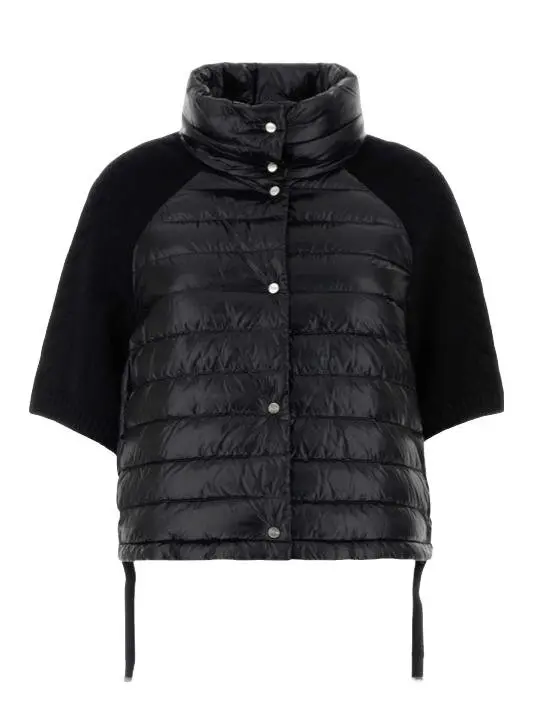 Herno Short Sleeves Down Jacket - Black