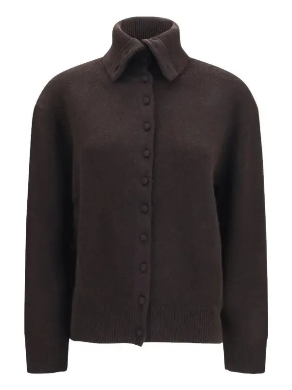 LISA YANG Denie Button-up Cardigan - Black