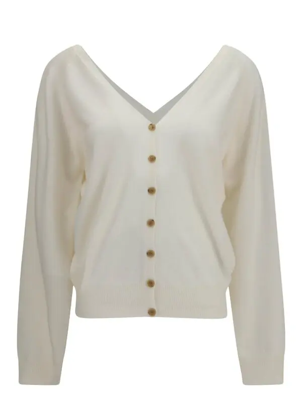 LISA YANG Jiani V-neck Cardigan - Gray