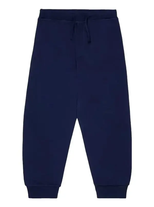 Dsquared2 Elasticated Drawstring Athletic Pants With Back Logo Print - Navy