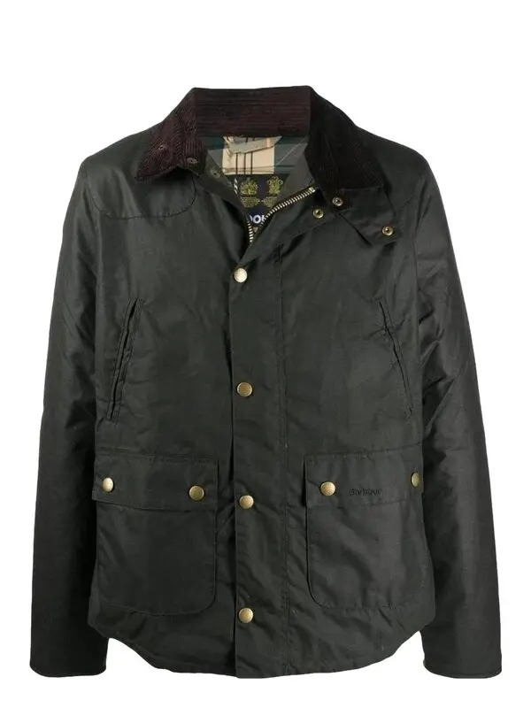 Barbour Collared Zip-up Jacket - Black