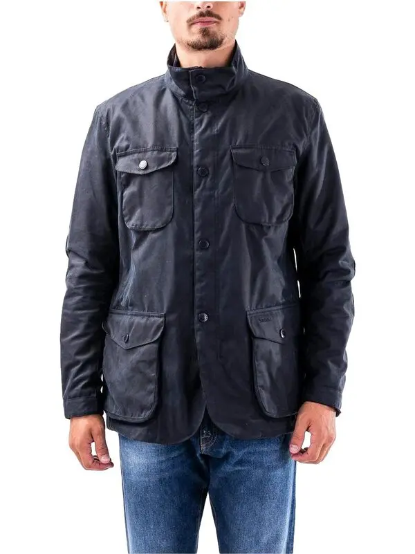 Barbour Military Jacket - Black
