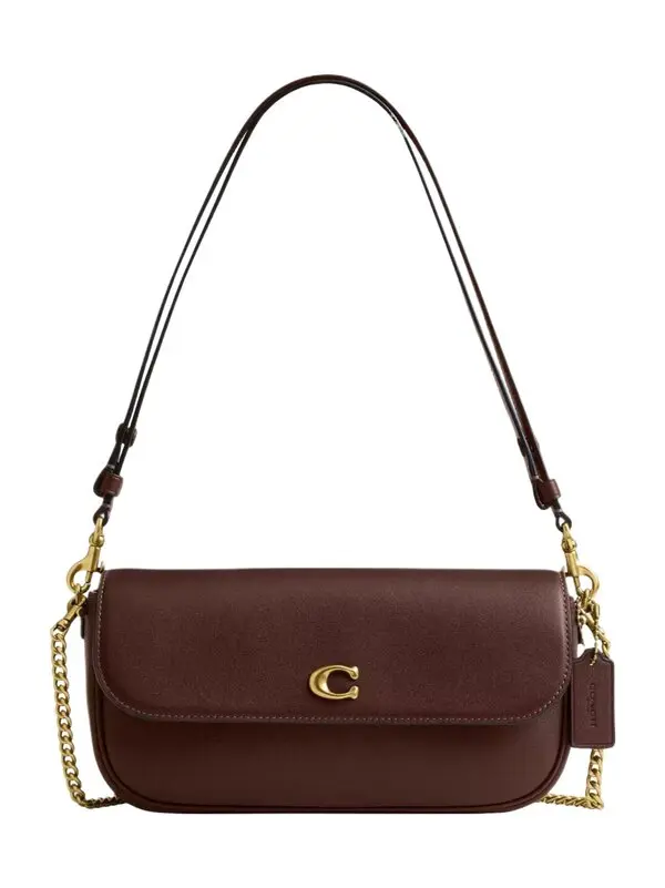 COACH Flap Chain Bag - Brass/maple