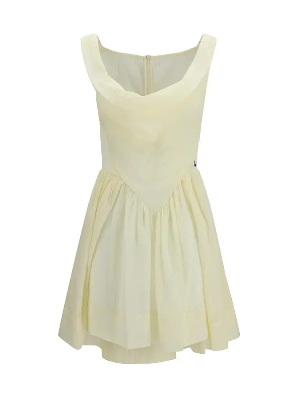 VIVIENNE WESTWOOD Draped Tiered Mini Dress - Multicolor