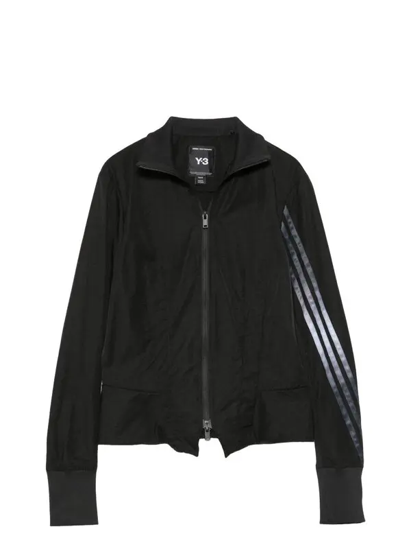 Y3 Logo Nylon Tracksuit Jacket - Black