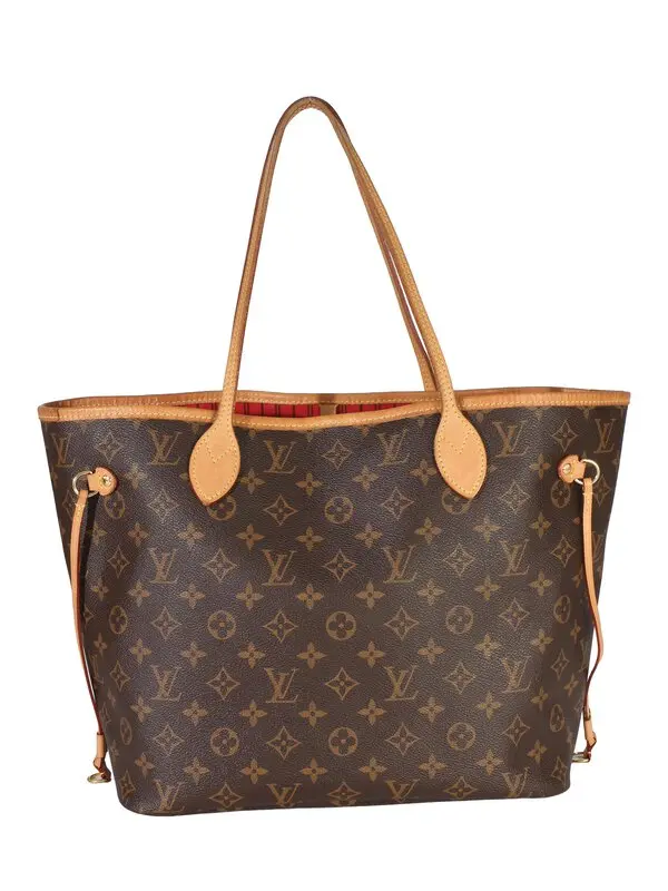 LOUIS VUITTON Monogram Canvas Neverfull Mm Tote Bag - Brown