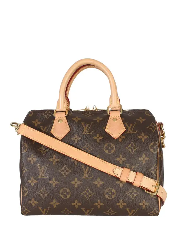 LOUIS VUITTON Monogram Speedy Bandouliere 25 - Brown