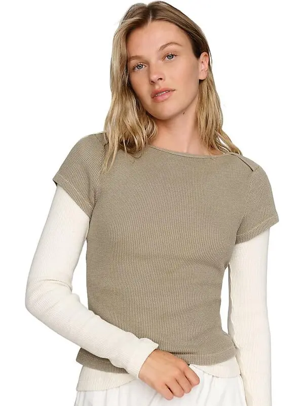 Citizens Of Humanity Waffle T-shirt - Beige