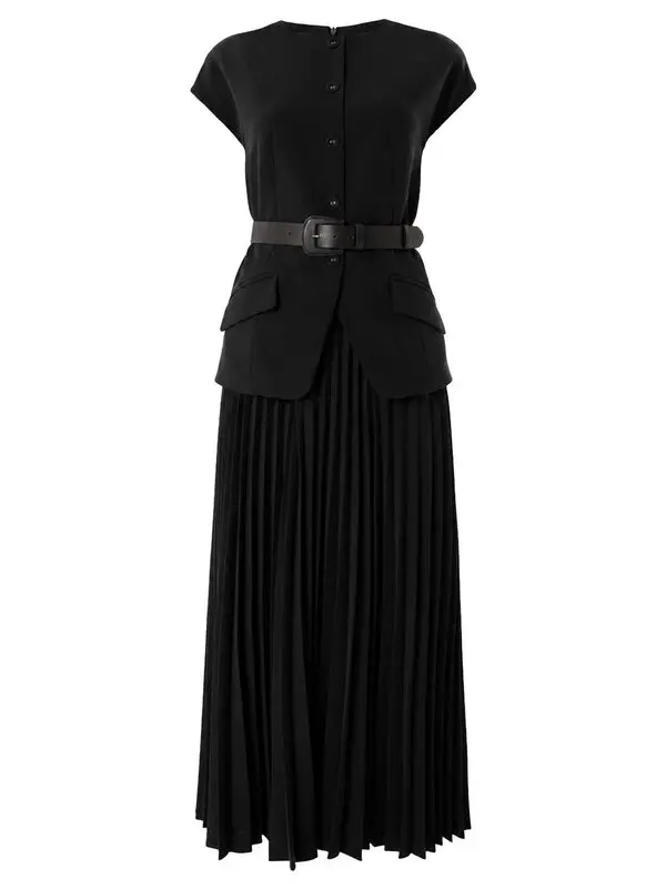 EXQUISE Jolie Midi Dress - Black
