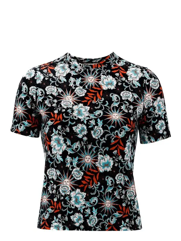 CRONO ZEE Syd Top Solstice Garden Print - Orange