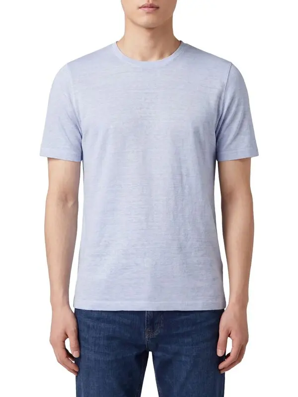 120% Lino T-shirt - Blue