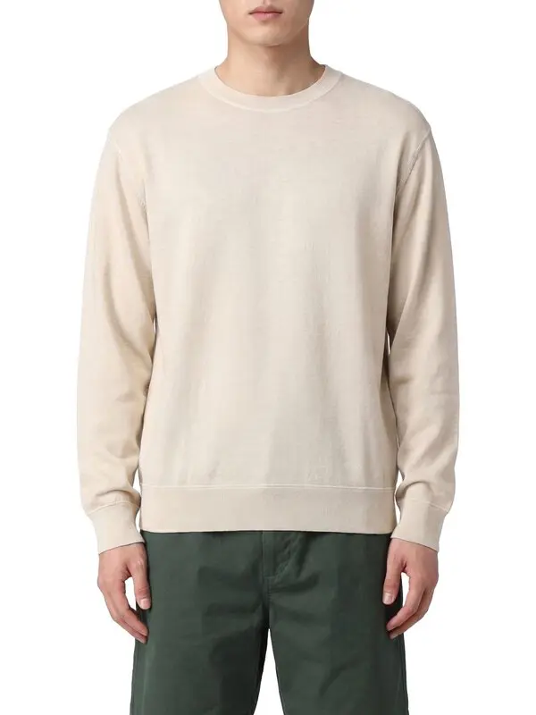 120% Lino Safari Crewneck Jumper - Cream