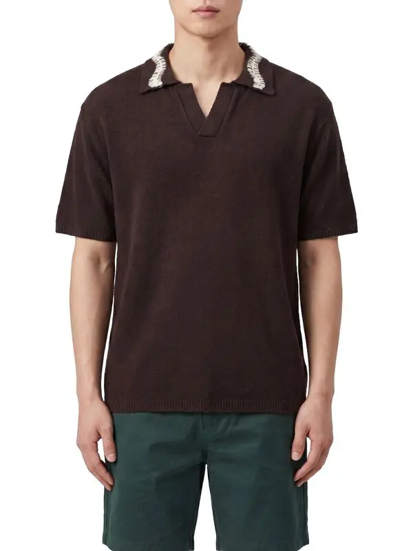 Commas T-shirt - Brown