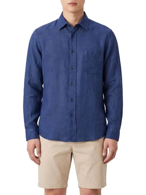120% Lino T-shirt - Navy