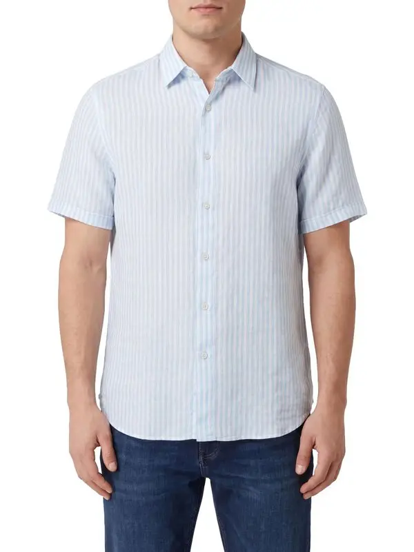 120% Lino Shirt - Blue