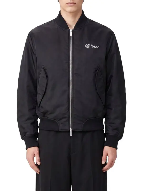 Off-White Bomber Jacket - Black