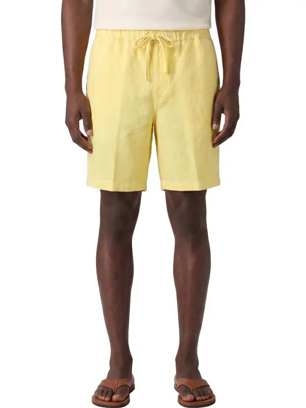 120% Lino Linen Shorts - Yellow
