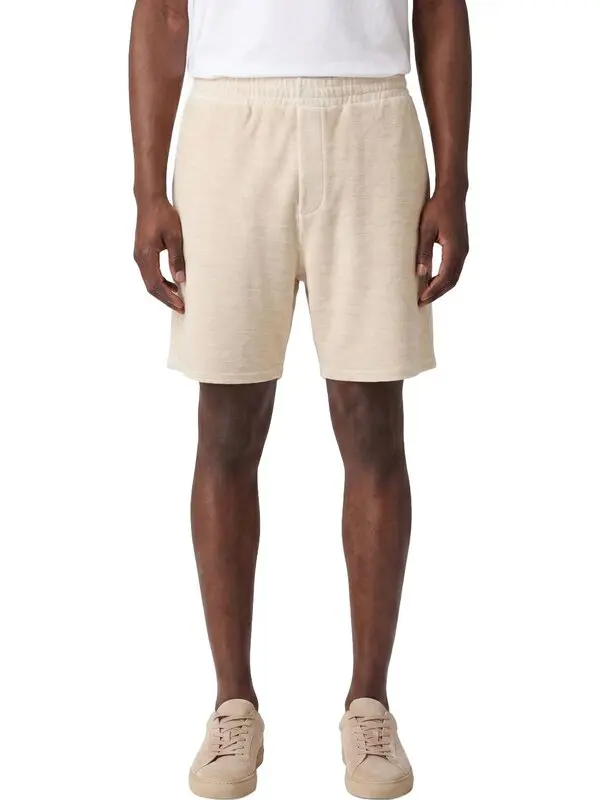 120% Lino Linen Blend Shorts - Cream